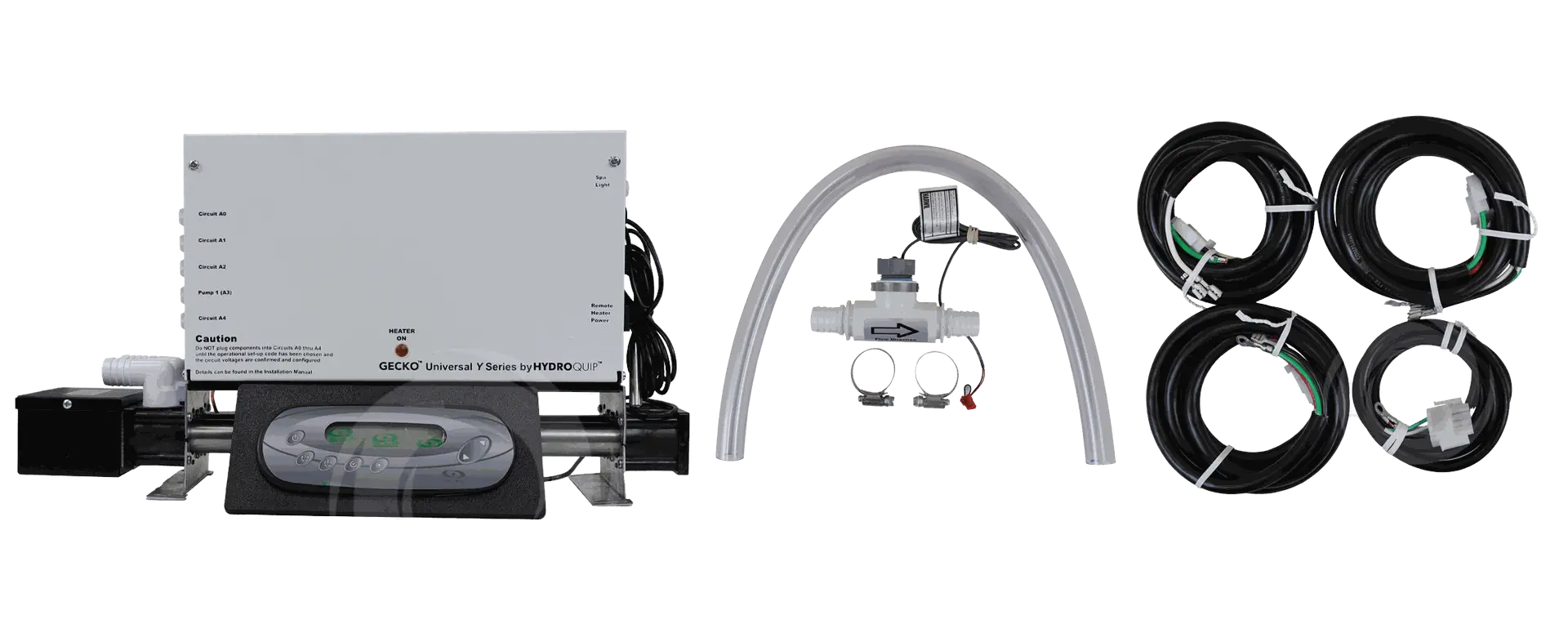 Gecko Low Flow - YE-5 System + 3kW Heater & IN.K450 Keypad | SpaPartsVortex