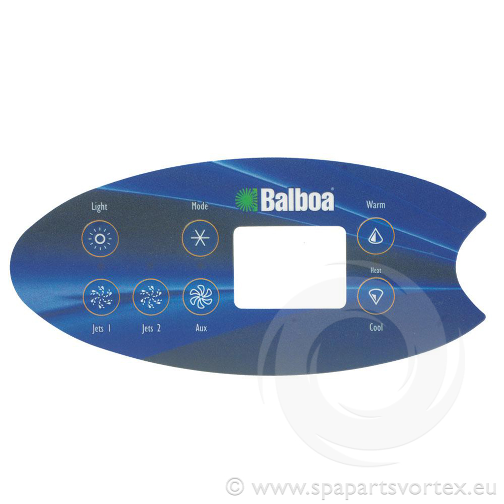 Balboa VL702S Overlay 7 Button (2p + aux) | VDL