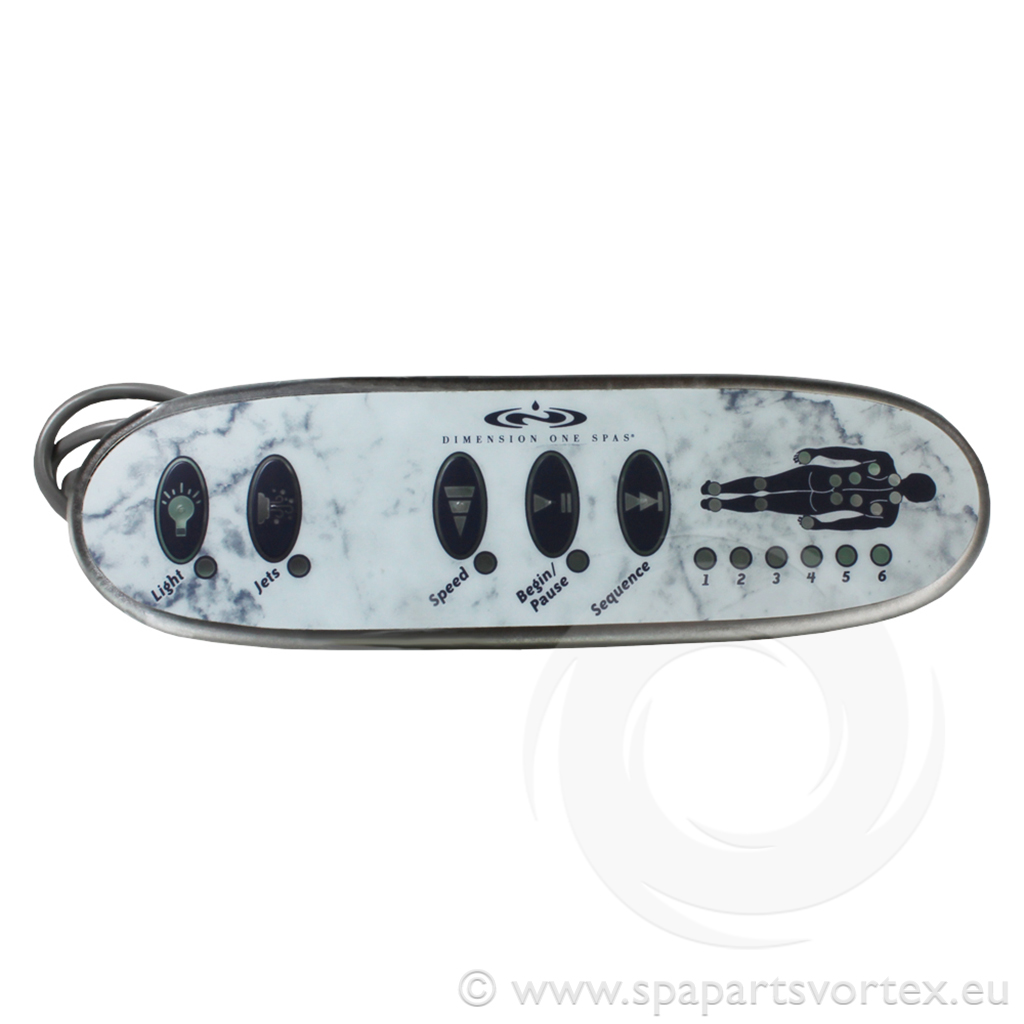 Dimension1 Gecko SSPA Topside Panel (6 Button) | VDL